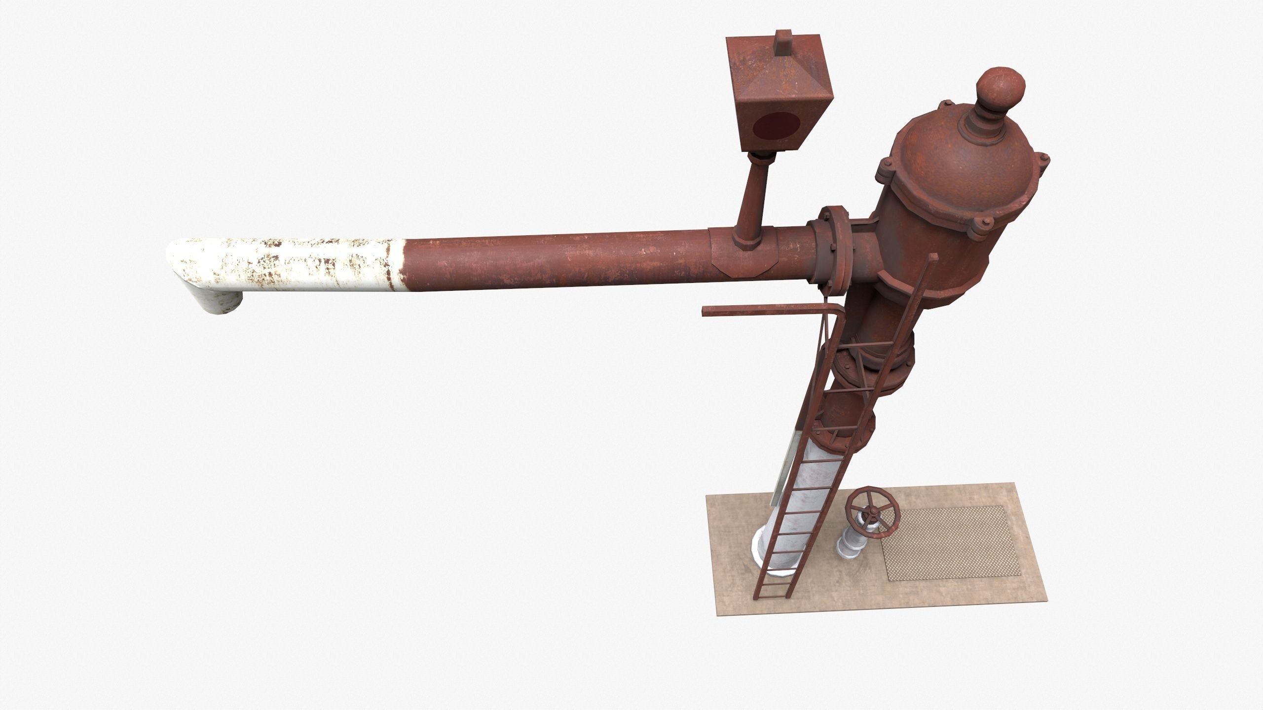 3D model 3D Railroad Water Pump VR / AR / low-poly | CGTrader