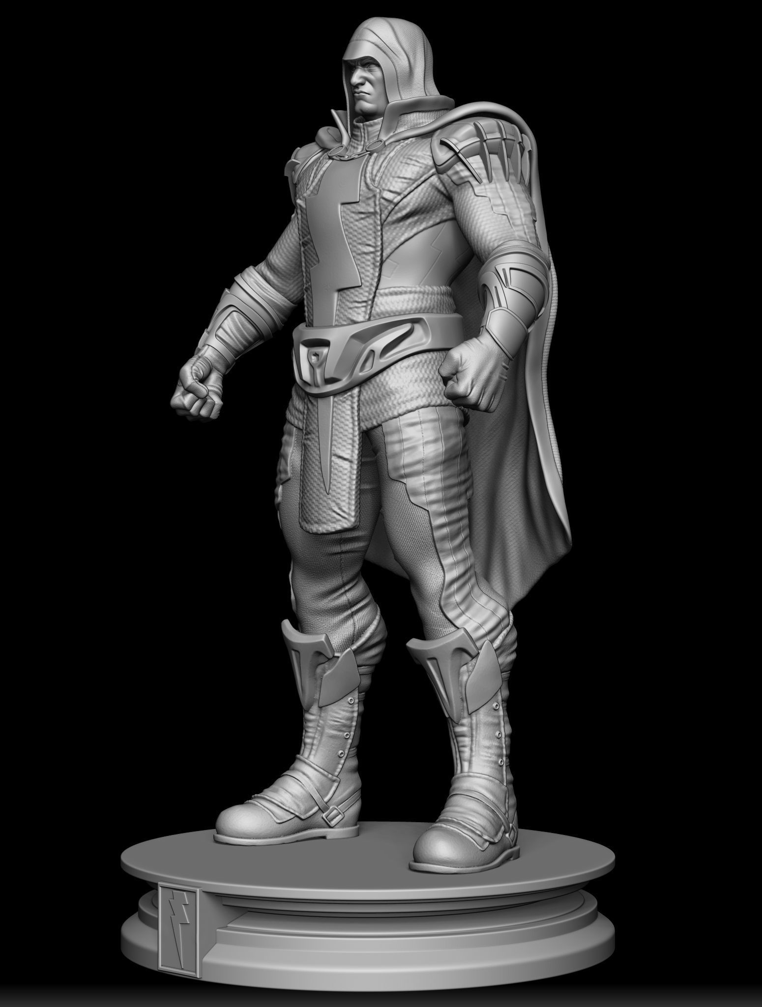 Shazam statue of superhero 3D model 3D printable | CGTrader