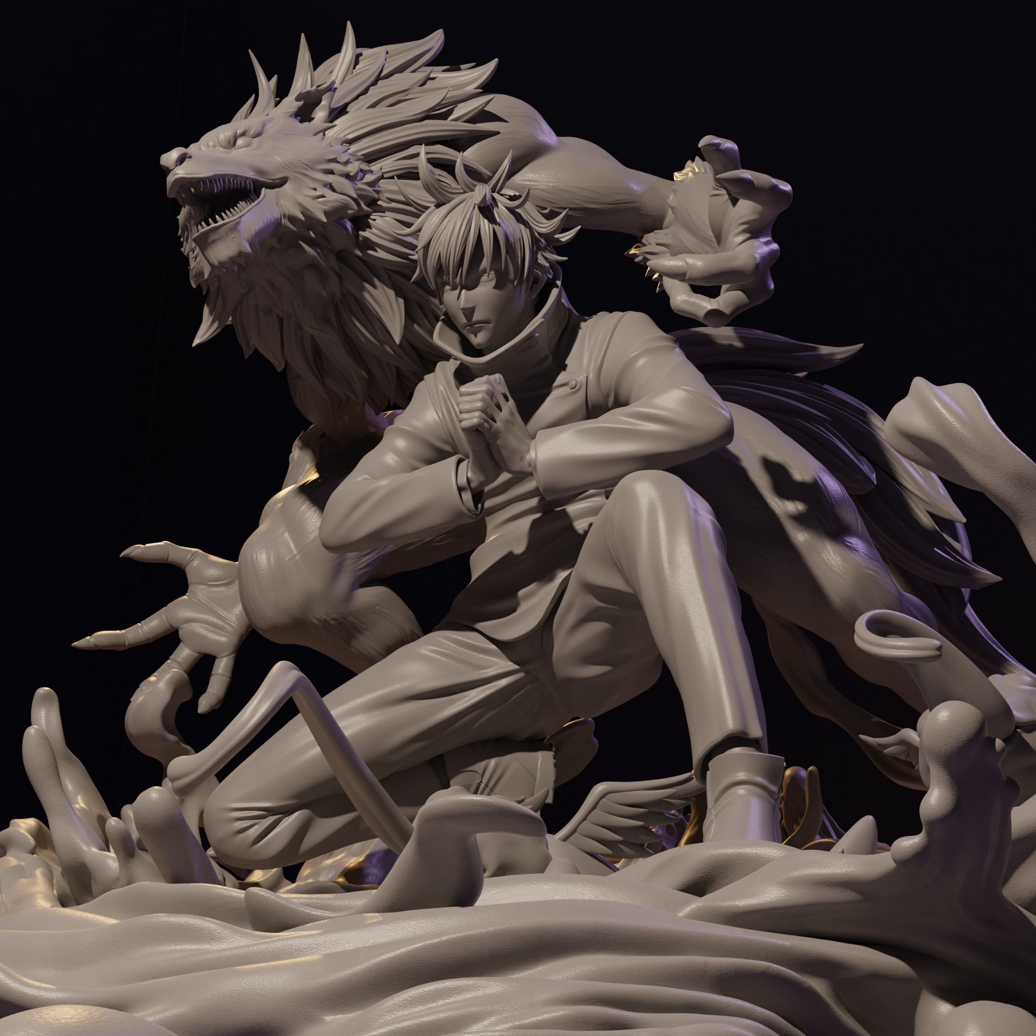 Fushiguro Megumi - Jujutsu Kaizen 3D model 3D printable | CGTrader