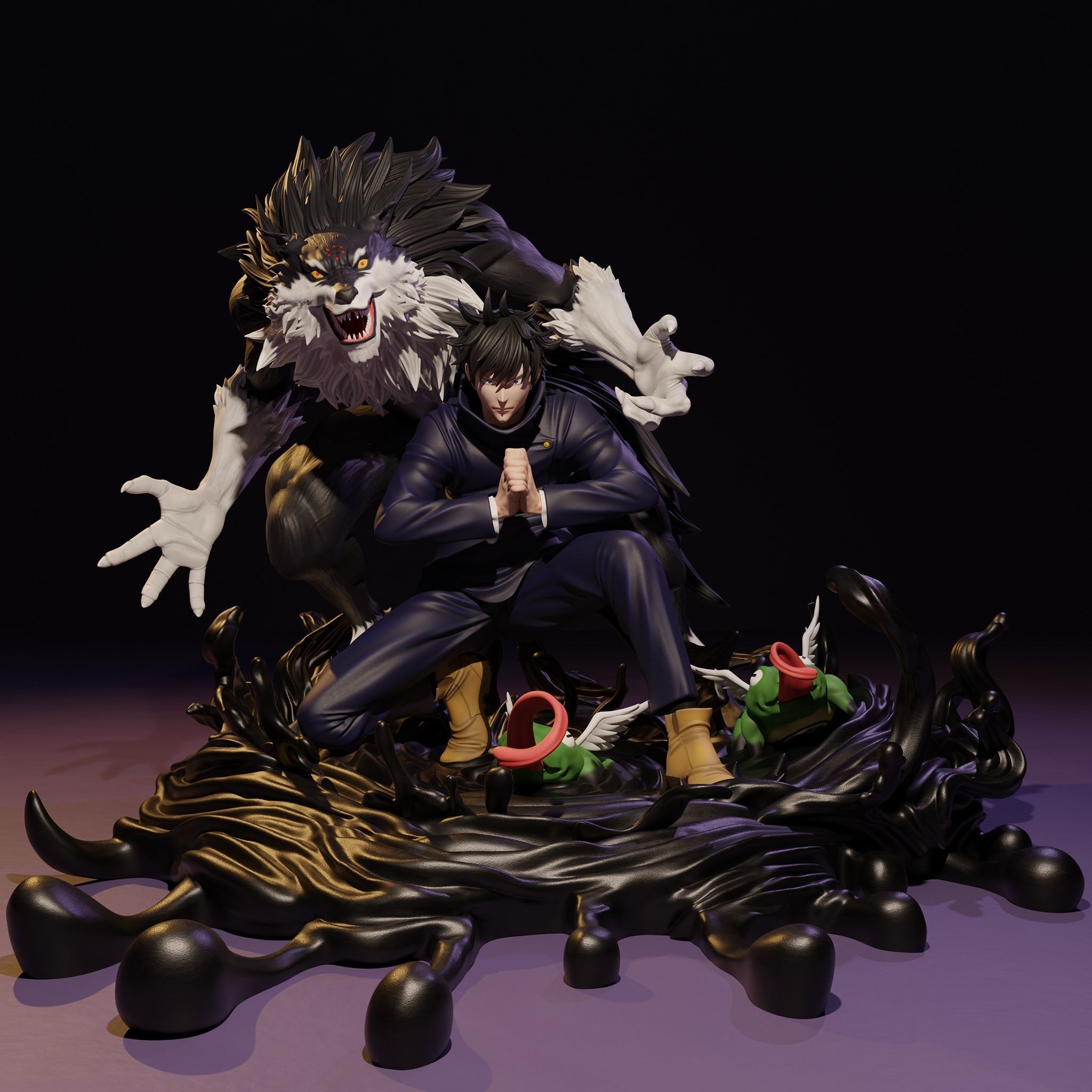 Fushiguro Megumi - Jujutsu Kaizen 3D model 3D printable | CGTrader