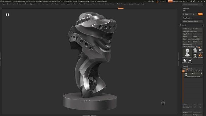 Modern Abstract Decorative sculpture 3d print model 125 3D model 3D ...