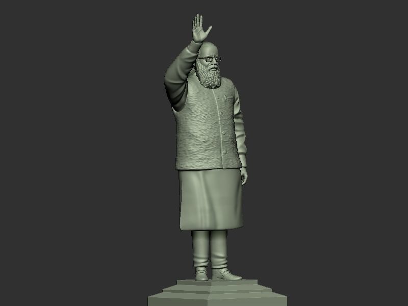 Narendra modi full body pose 3D model 3D printable | CGTrader