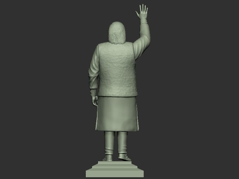 Narendra modi full body pose 3D model 3D printable | CGTrader