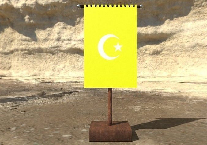 3D model Medieval Flag Bundle VR / AR / low-poly | CGTrader