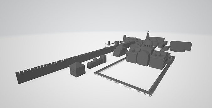 Bukoleon Palace Constantinople 3D model | CGTrader