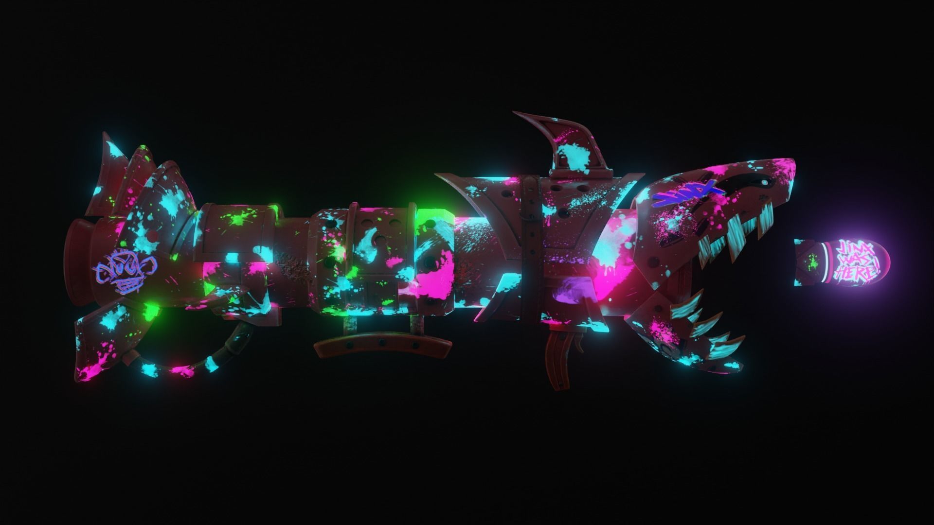 3D model Jinx Fishbones VR / AR / low-poly | CGTrader