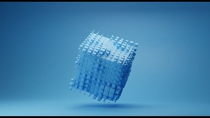 3D model Geometry Nodes Cube VR / AR / low-poly | CGTrader