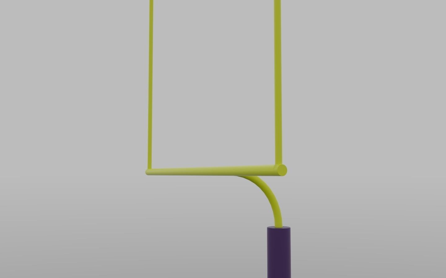 3D model American Football Goal Post VR / AR / low-poly | CGTrader