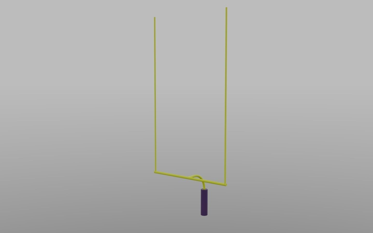 3D model American Football Goal Post VR / AR / low-poly | CGTrader
