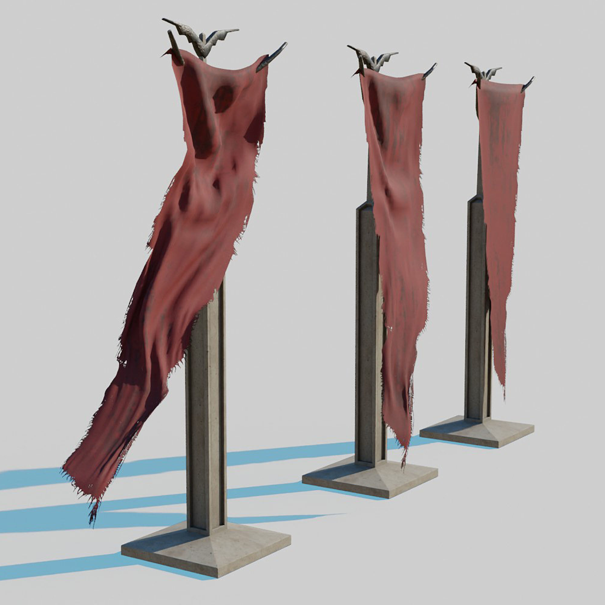 Dark Fantasy Banner 3D model | CGTrader