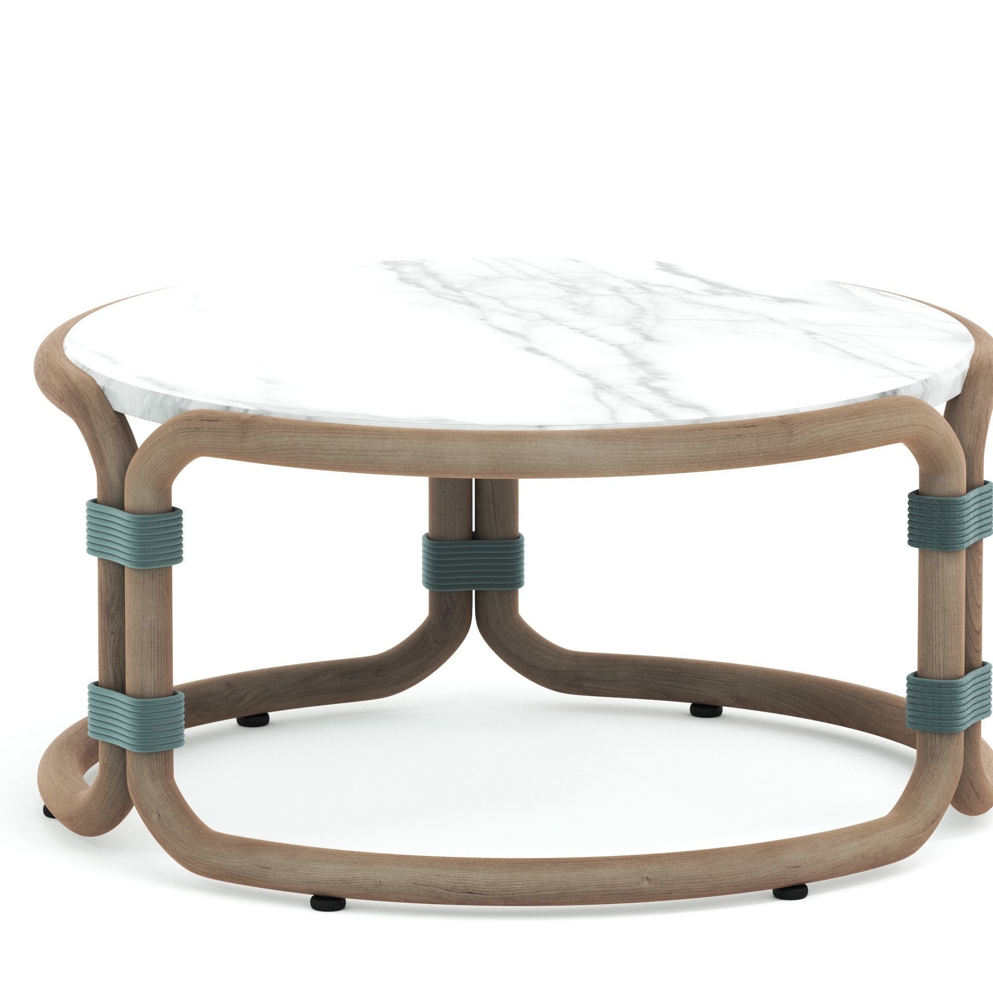 ROTIN Round coffee table Ethimo 3D model | CGTrader