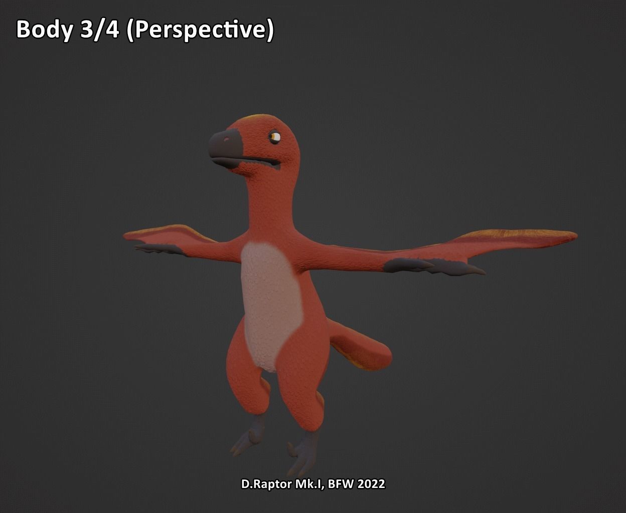 3D model Deinonychus Raptor Mk I for VRChat VR / AR / low-poly | CGTrader