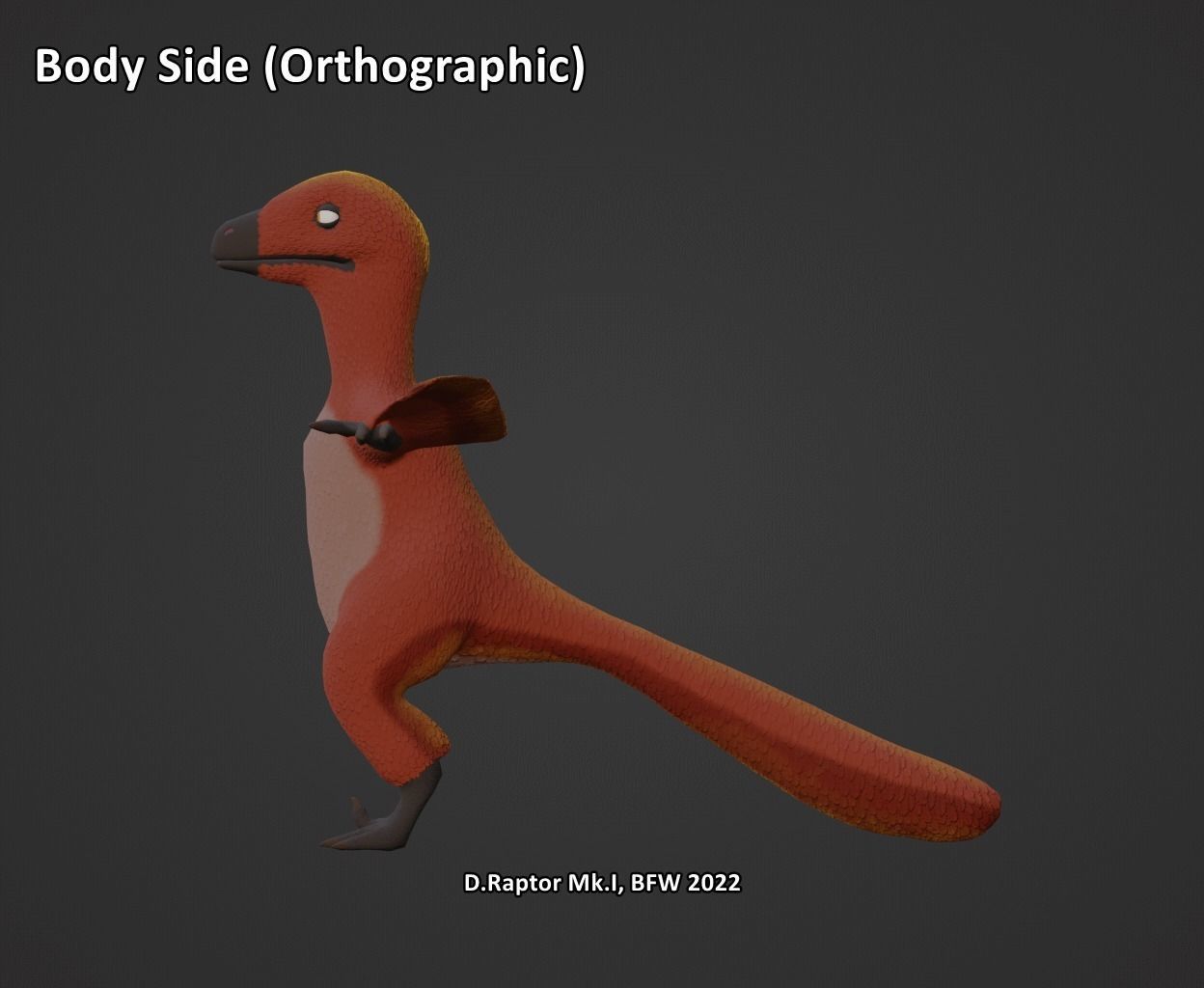 3D model Deinonychus Raptor Mk I for VRChat VR / AR / low-poly | CGTrader