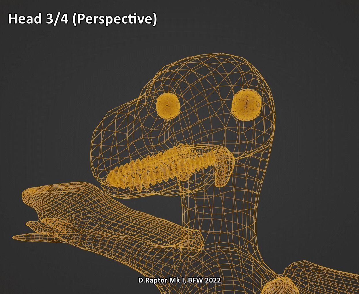 3D model Deinonychus Raptor Mk I for VRChat VR / AR / low-poly | CGTrader