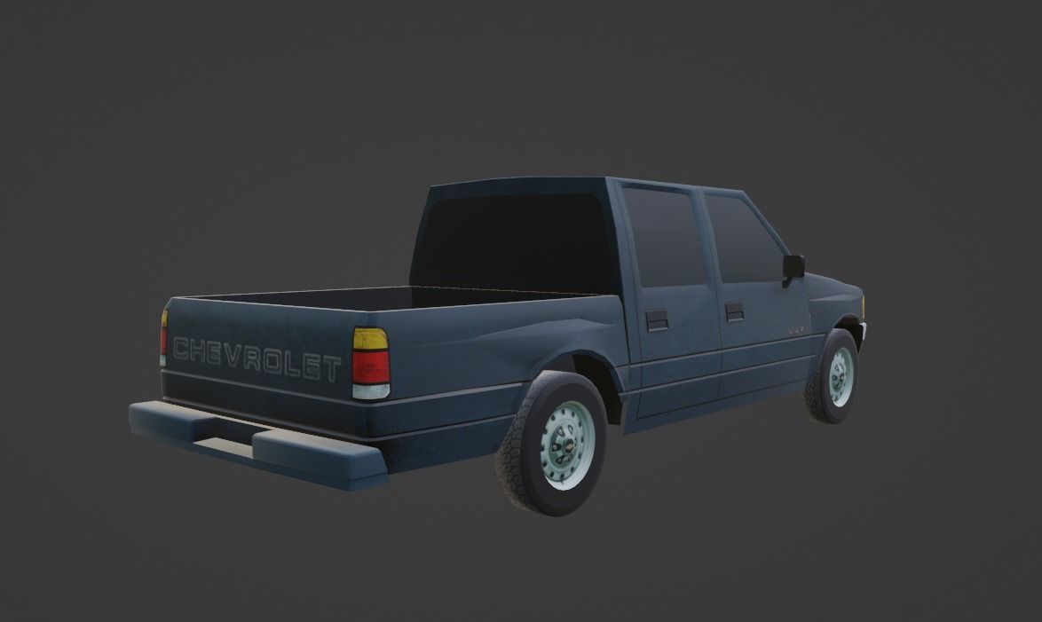 3D model Chevrolet Luv Double Cabin VR / AR / low-poly | CGTrader