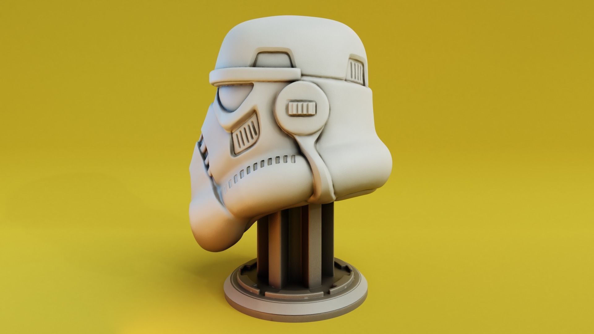 Stormtrooper Bust 3D Print 3D model 3D printable | CGTrader