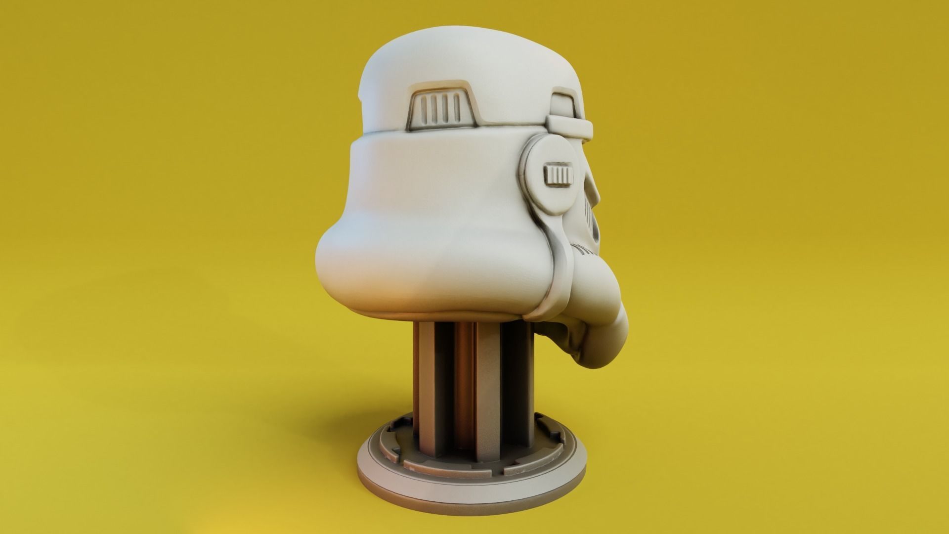 Stormtrooper Bust 3D Print 3D model 3D printable | CGTrader