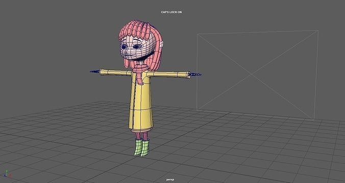 3D model GIR LOW MAYA VR / AR / low-poly | CGTrader