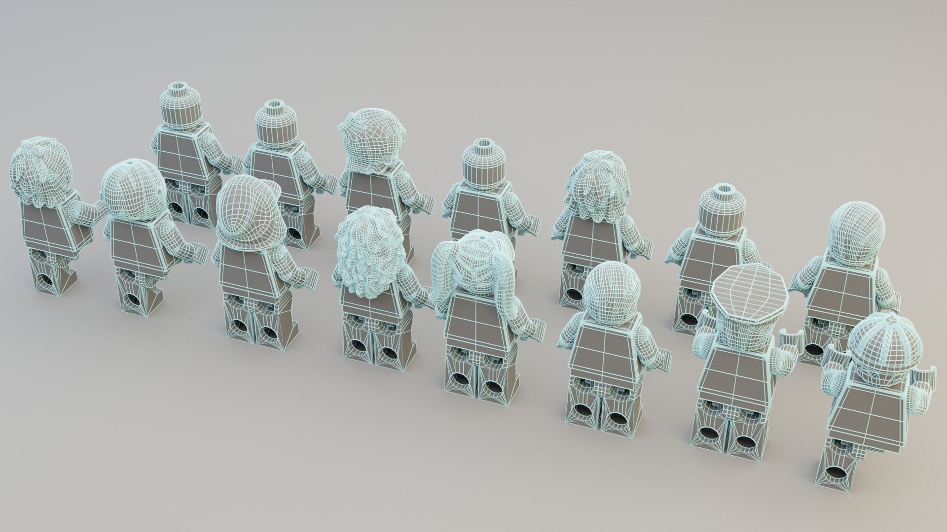 Lego Zombie pack 3D model | CGTrader