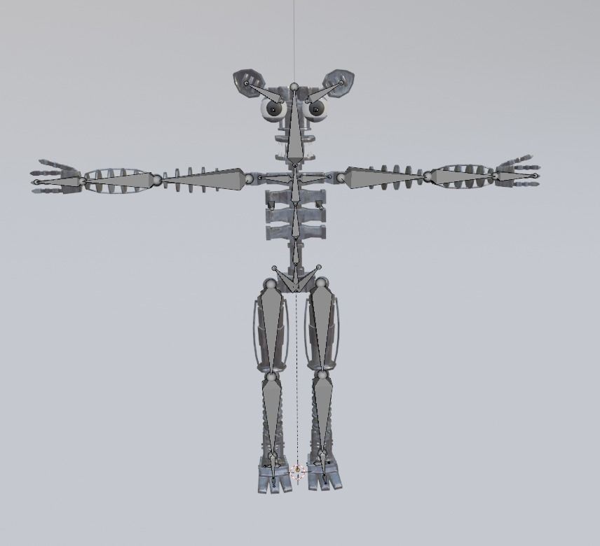 3D model Endoskeleton 02 3D model from FNaF 2 VR / AR / low-poly | CGTrader
