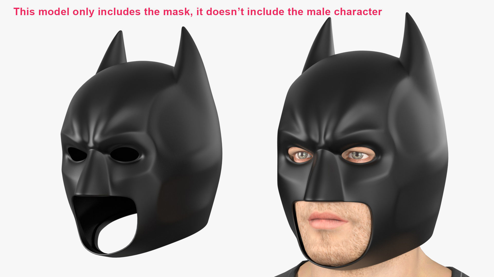 Batman Mask 3D model | CGTrader