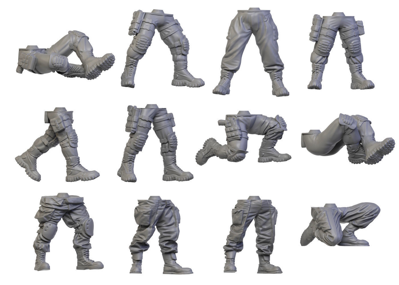 Soldiers Constructor 3D model 3D printable | CGTrader