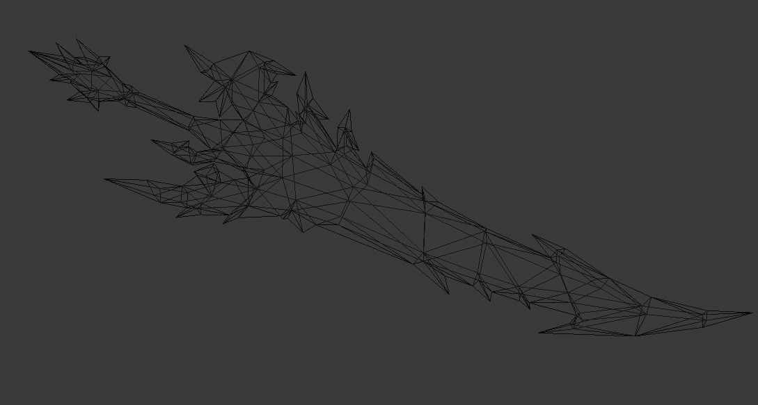 3D model Futuristic Sword VR / AR / low-poly | CGTrader