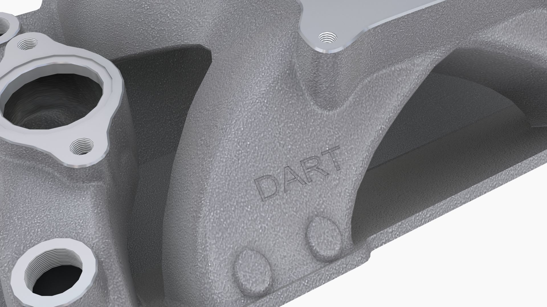 3D model Dart 220 Smallblock Chevy intake manifold VR / AR / low-poly ...