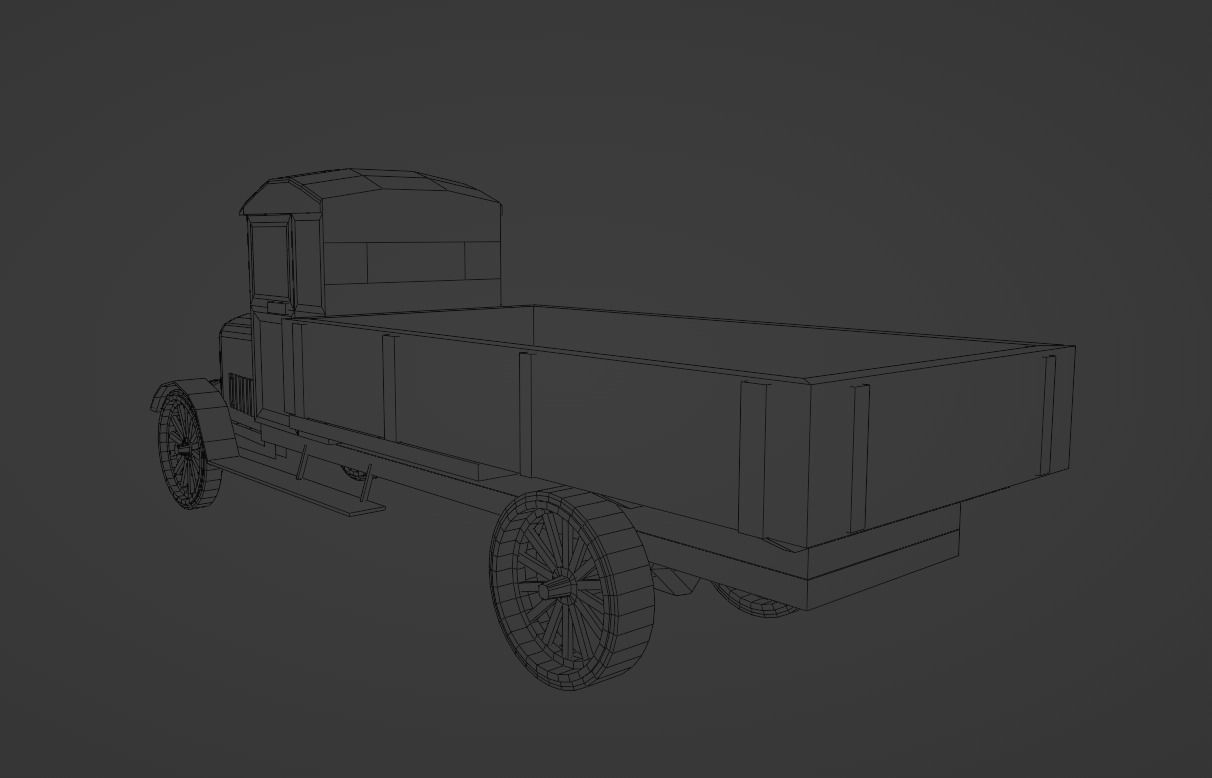 3D model Brockway 1925 VR / AR / low-poly | CGTrader