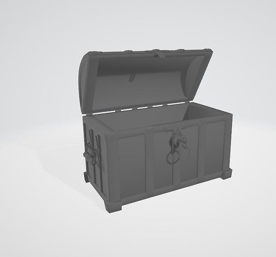 Chest Box 3D model | CGTrader