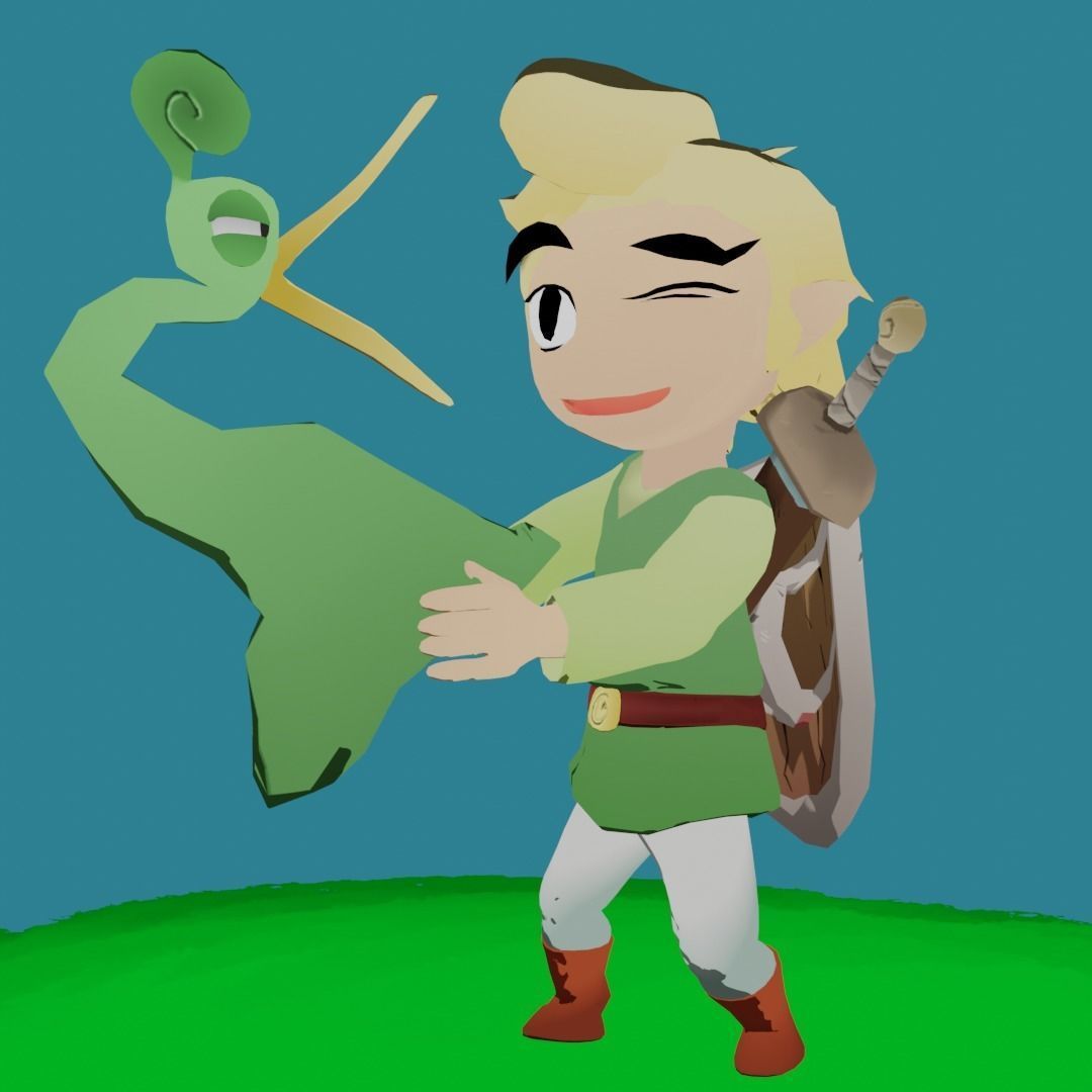 3D model Zelda 3D reimagination VR / AR / low-poly | CGTrader