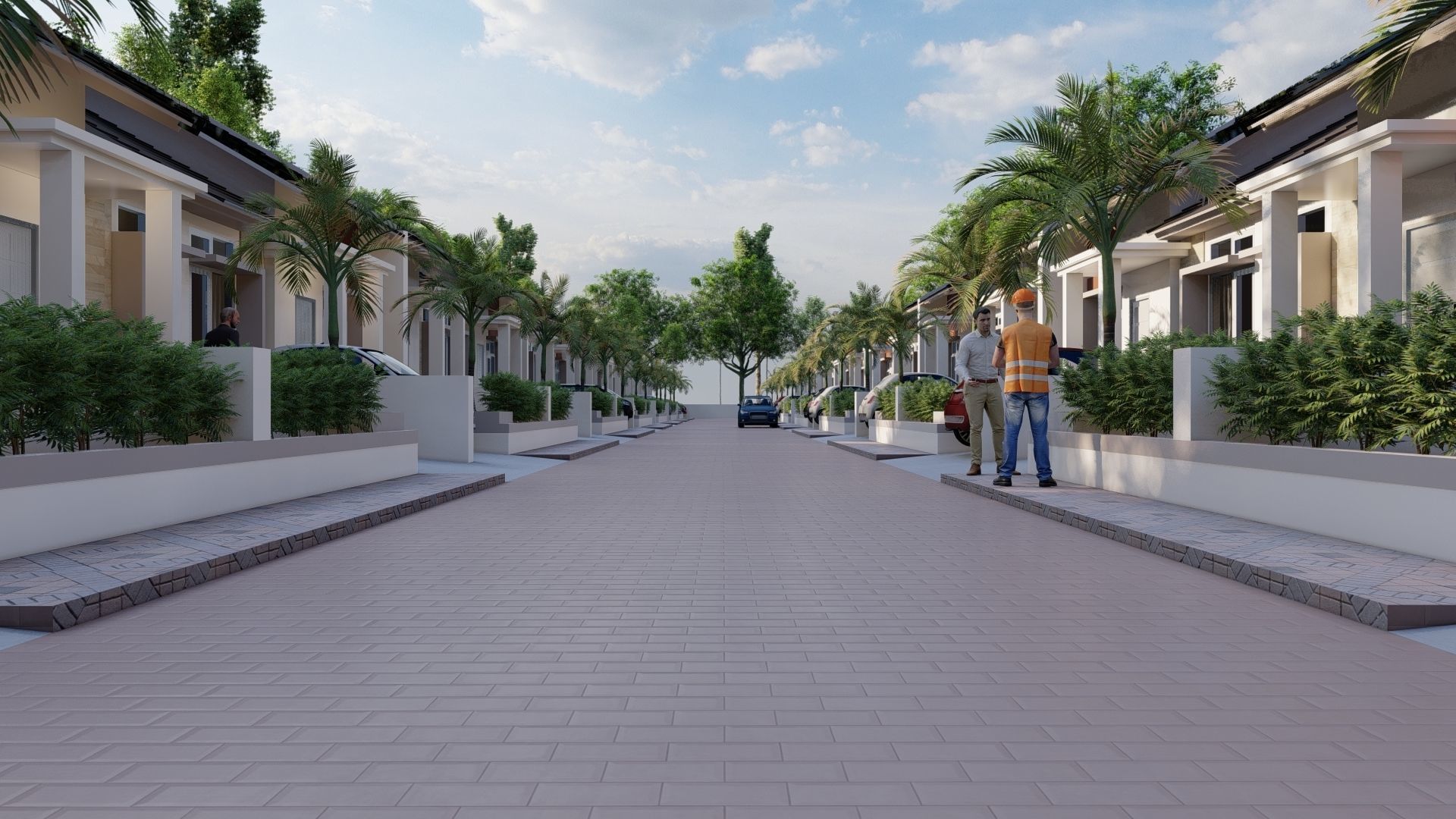 DESAIN PERUMAHAN MINIMALIS 3D model animated | CGTrader