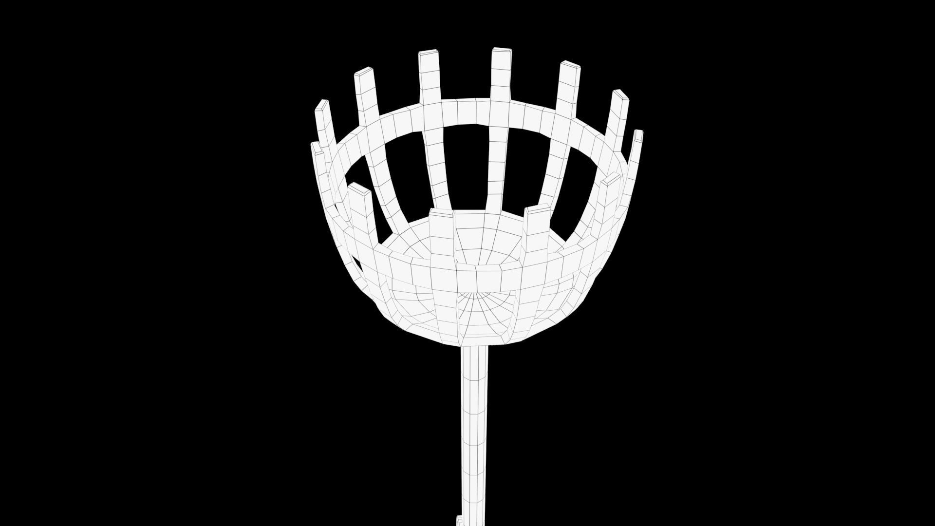 3D model Fire stand VR / AR / low-poly | CGTrader