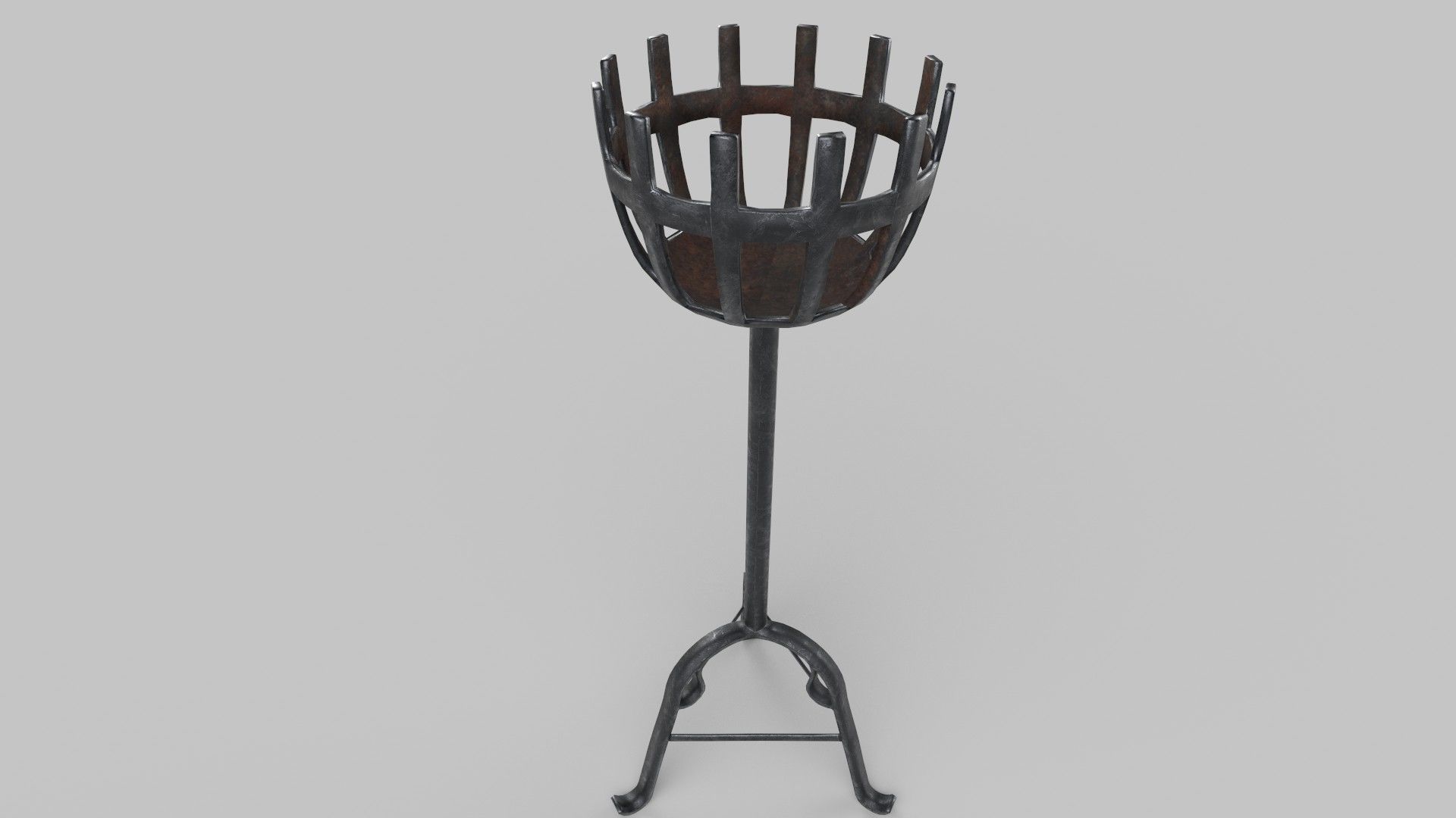 3D model Fire stand VR / AR / low-poly | CGTrader