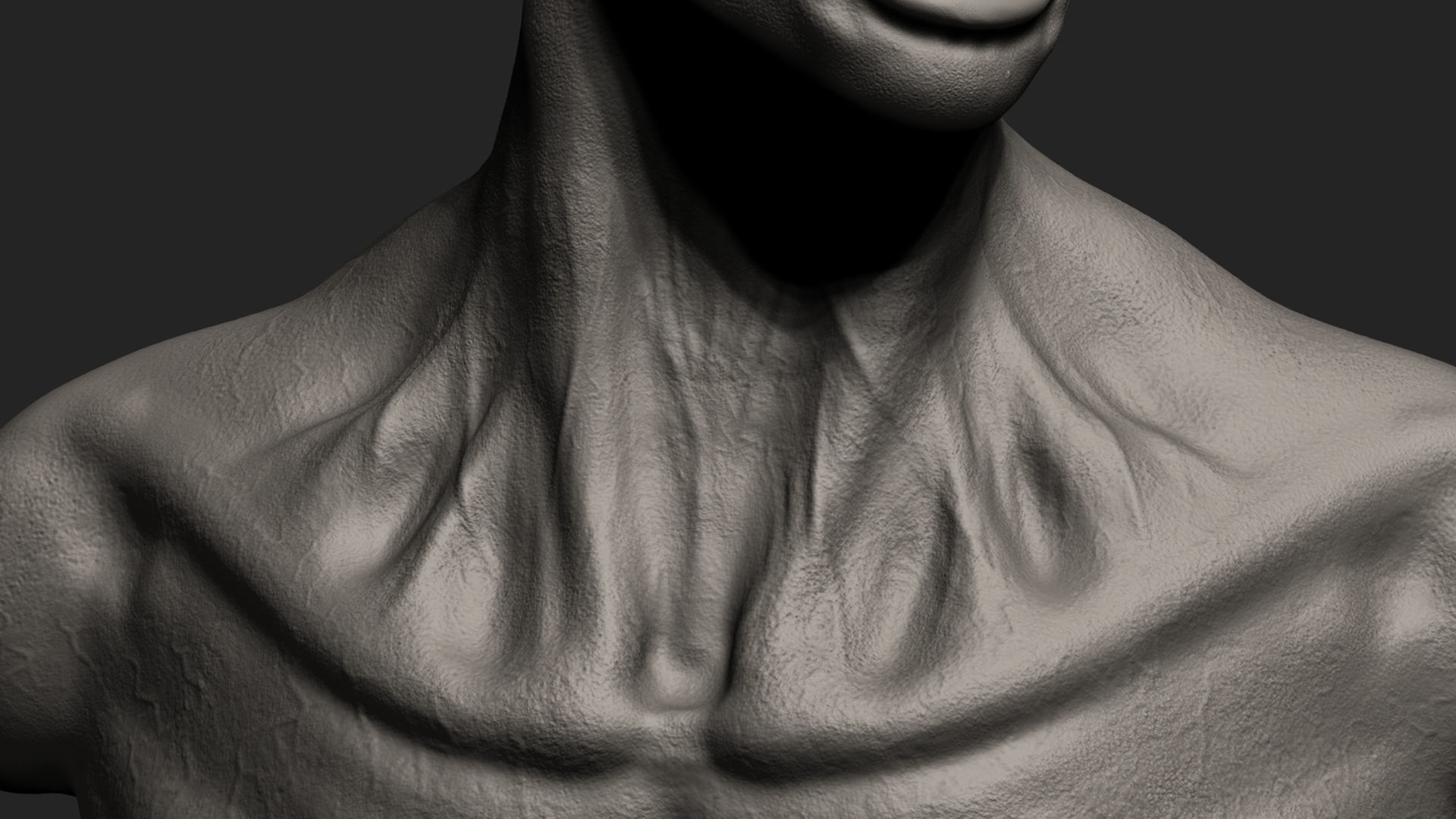 3D model Vampire bust of dracula VR / AR / low-poly | CGTrader