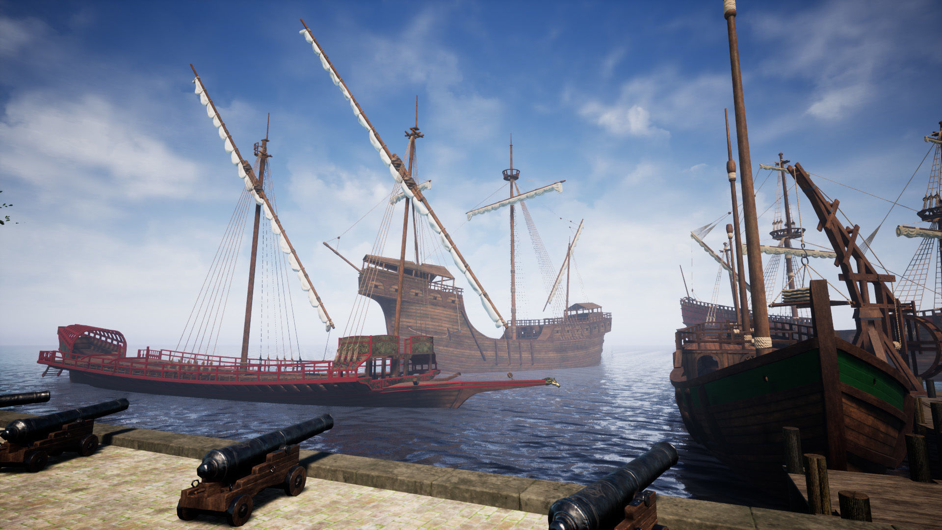 3D model Medieval Harbor VR / AR / low-poly | CGTrader