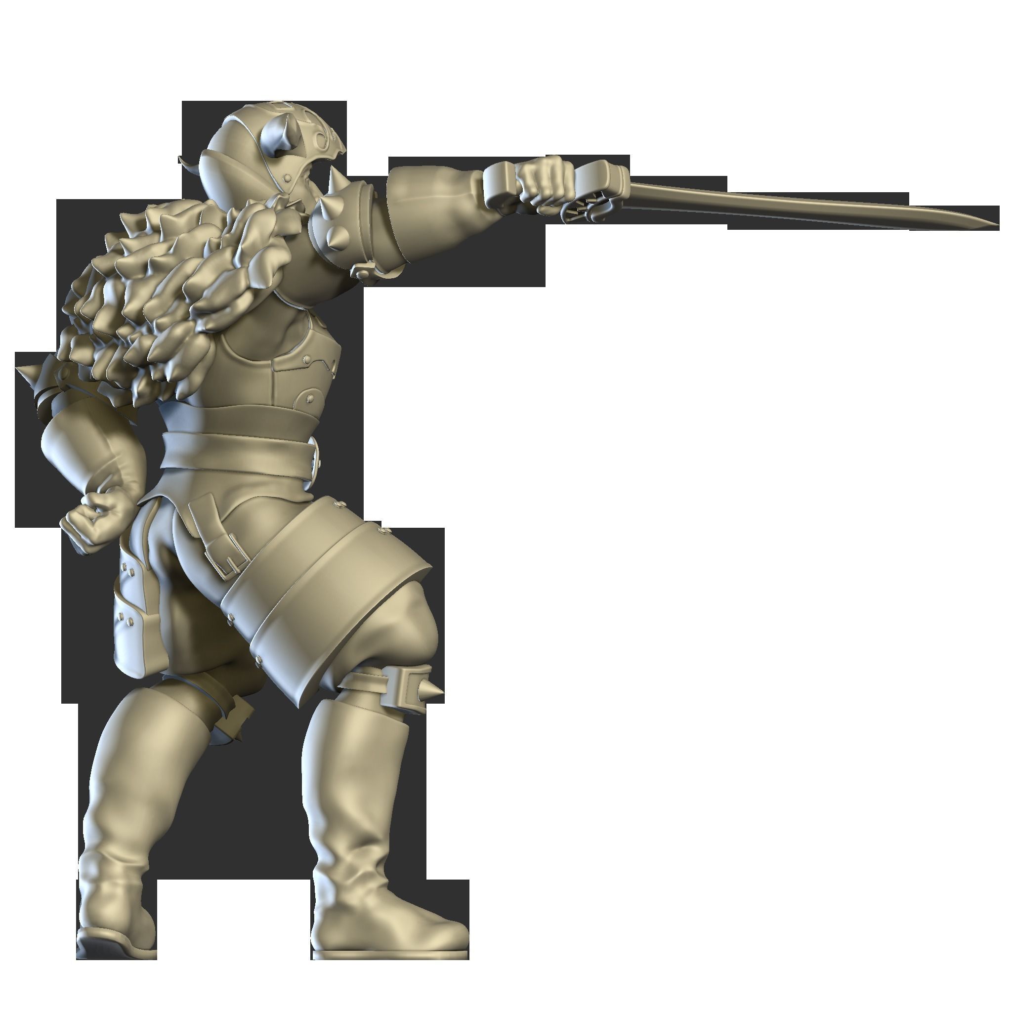 Gaffgarion Final Fantasy Tactics 3D Print Miniature Free free 3D model ...