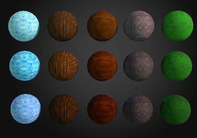 Texture 15 nature lanscape textures for games VR / AR / low-poly | CGTrader