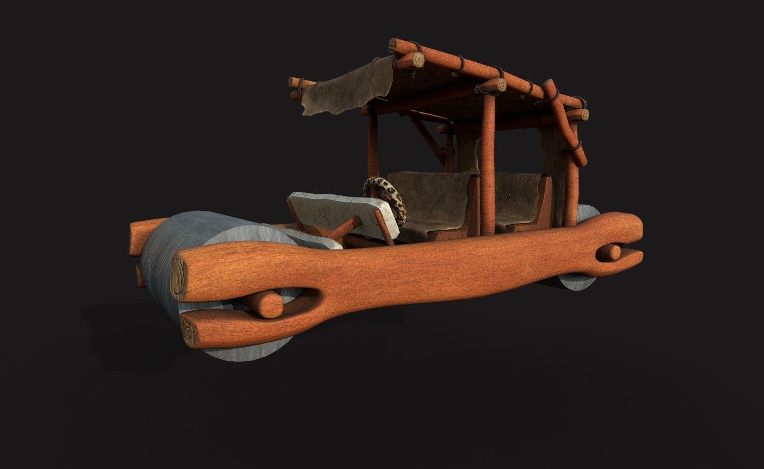 Tronco movil the Flintstones 3D model | CGTrader