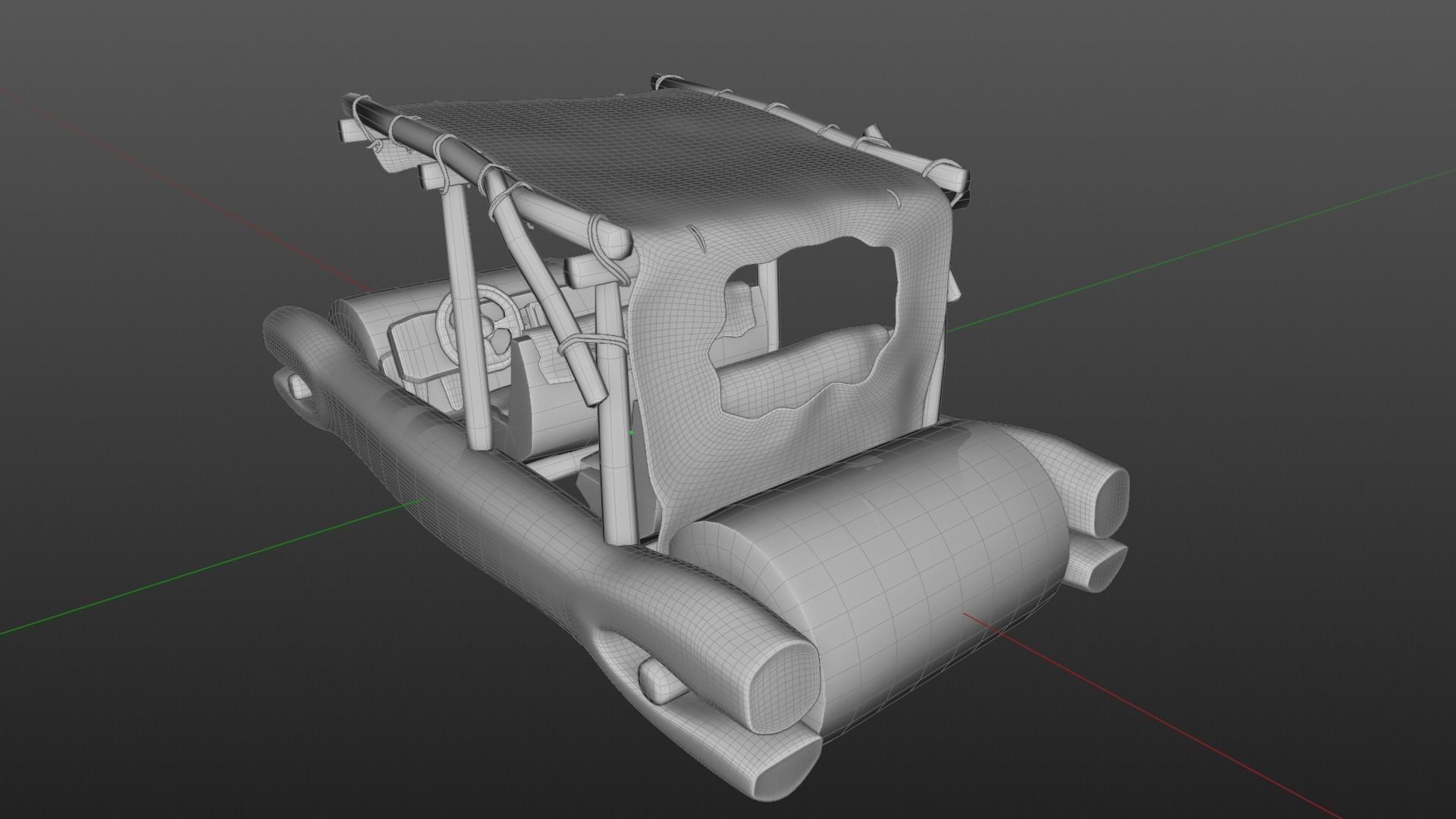 Tronco movil the Flintstones 3D model | CGTrader