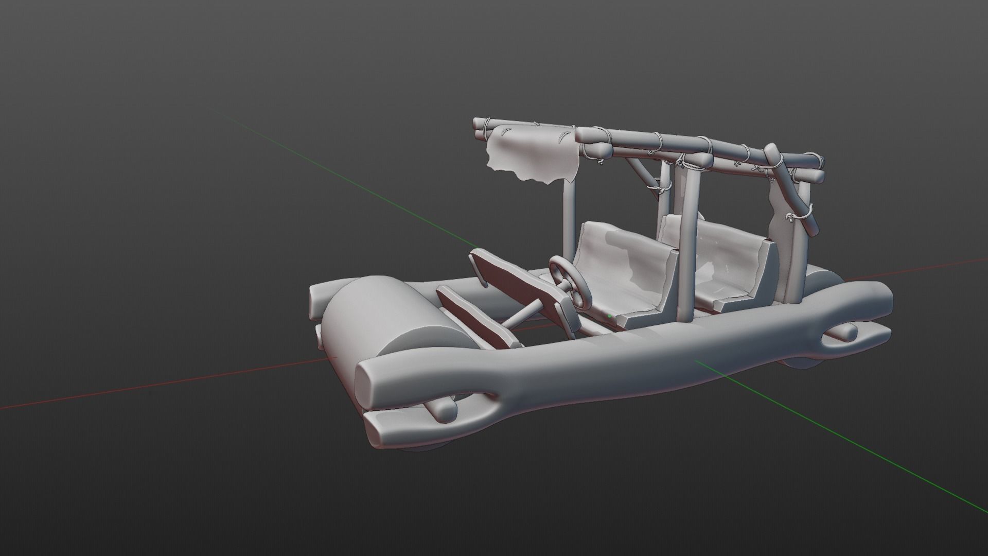 Tronco movil the Flintstones 3D model | CGTrader