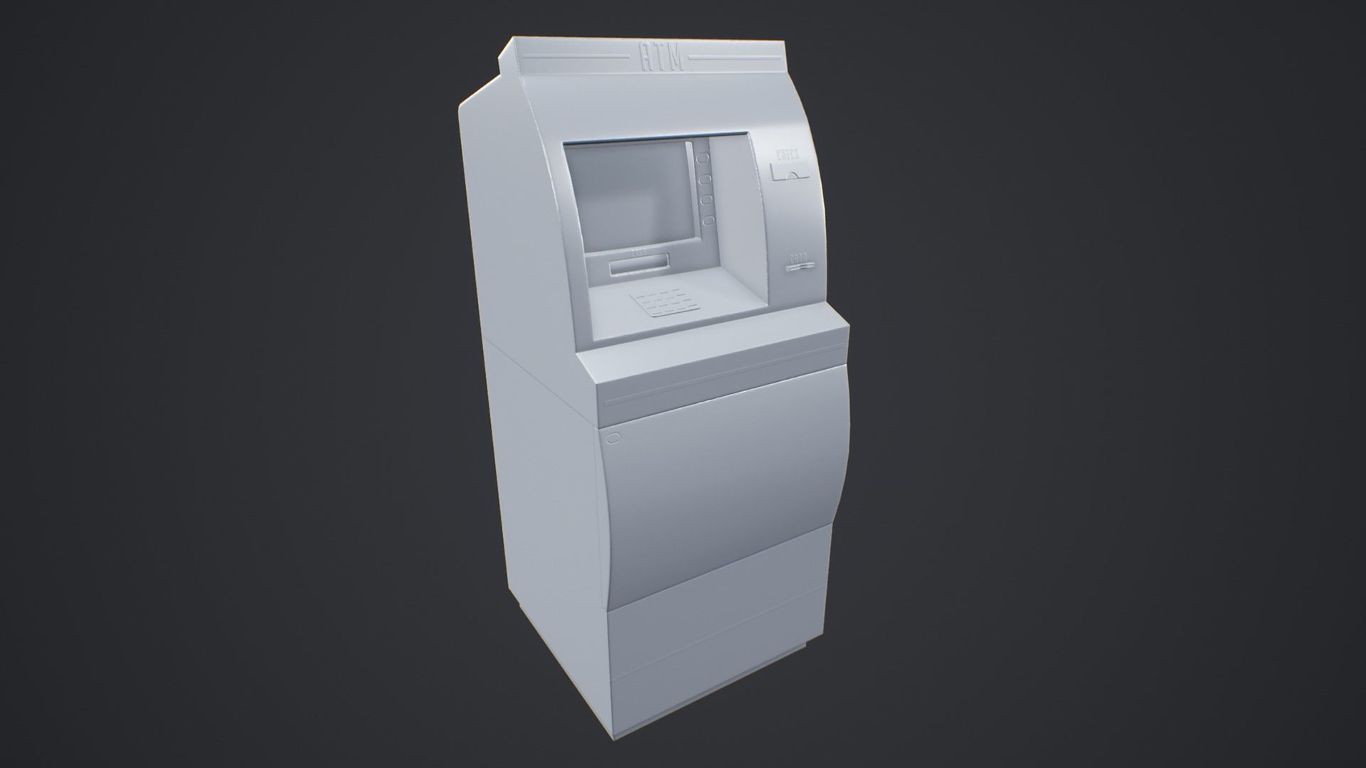 3D model Stylized Cash Machine VR / AR / low-poly | CGTrader