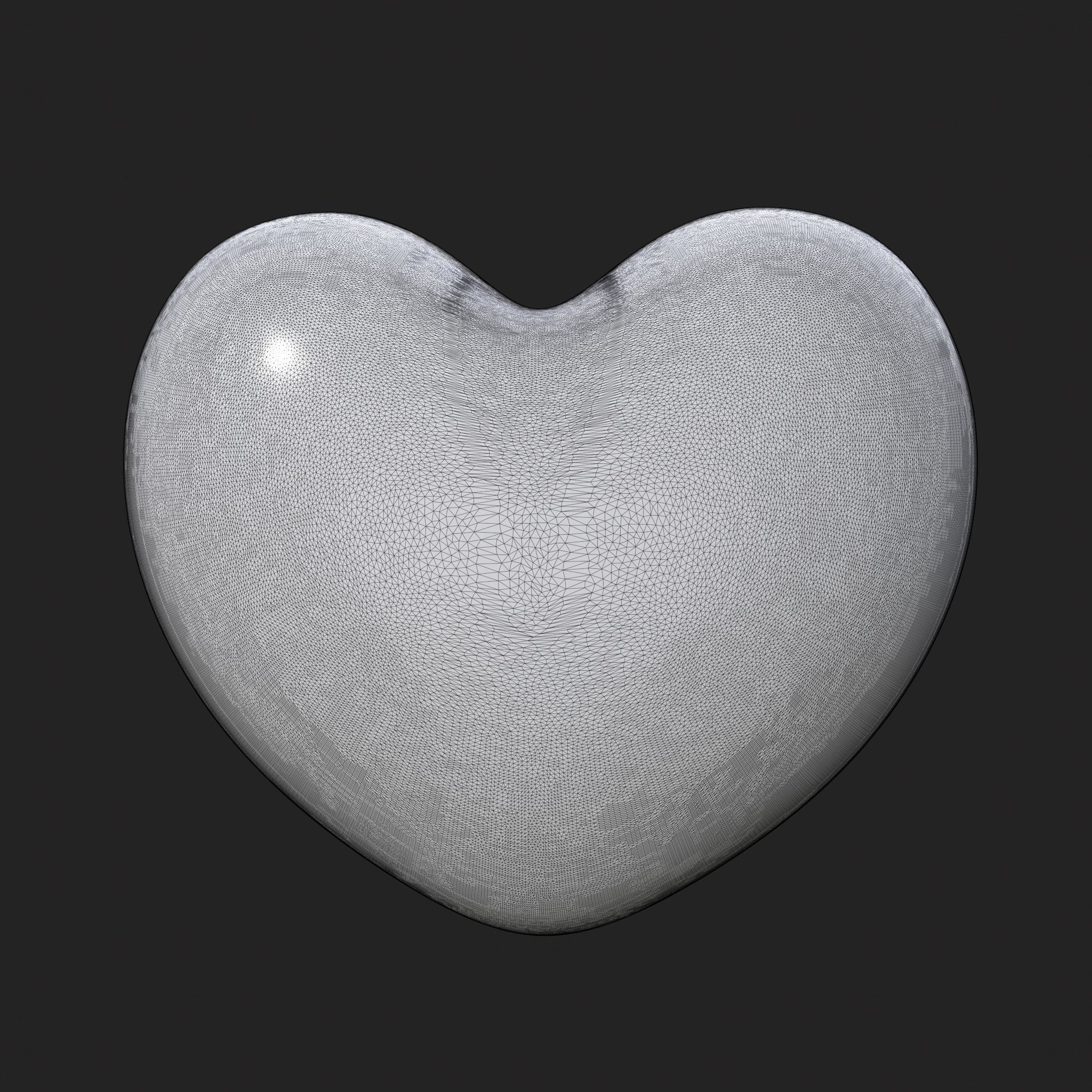 Heart Shape 3D model 3D printable | CGTrader