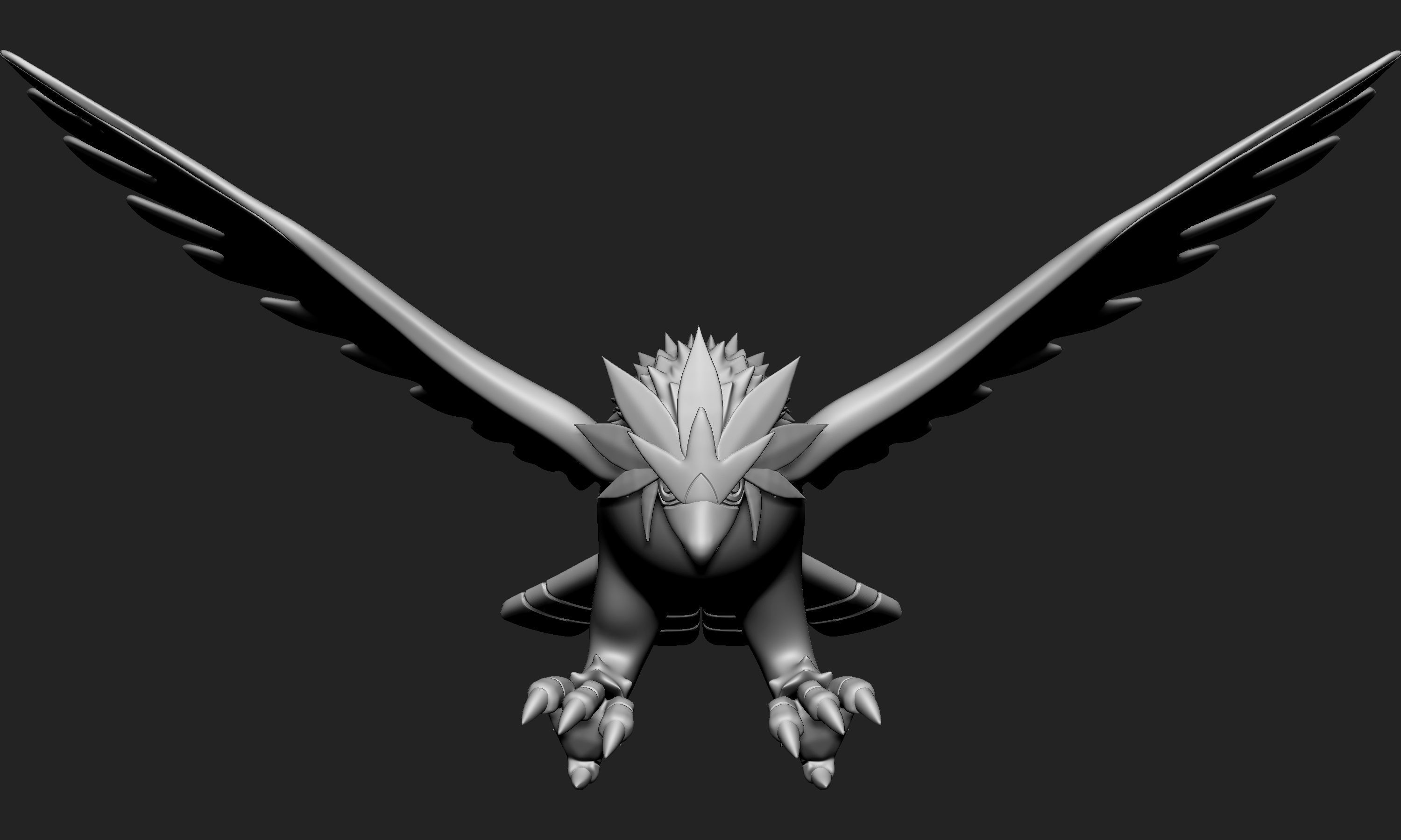 Pokemon - Braviary 3D model 3D printable | CGTrader