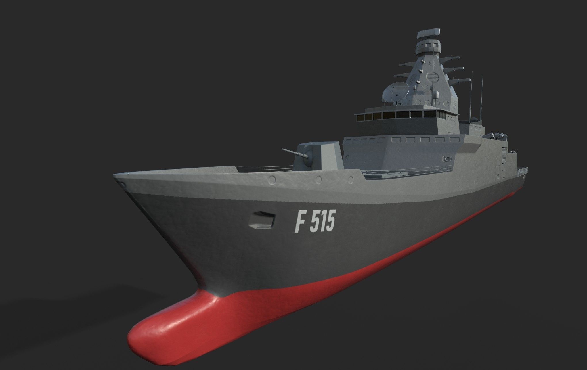 TF2000 DESTROYER OF TURKISH NAVAL SHIP 3D model | CGTrader