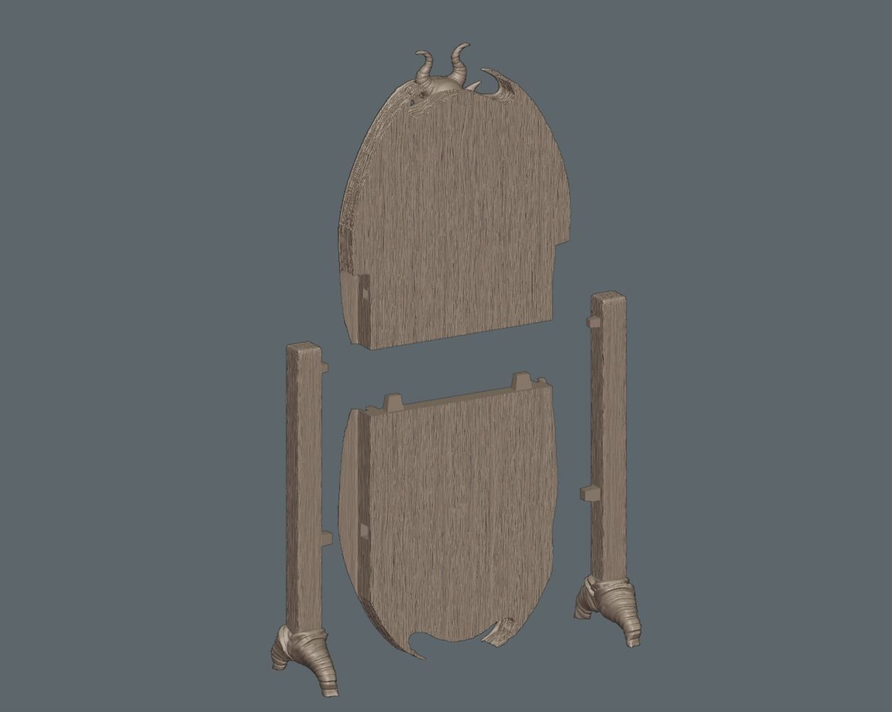 Maleficent Fanart - 1to10 scale stl file 3D print model 3D model 3D ...