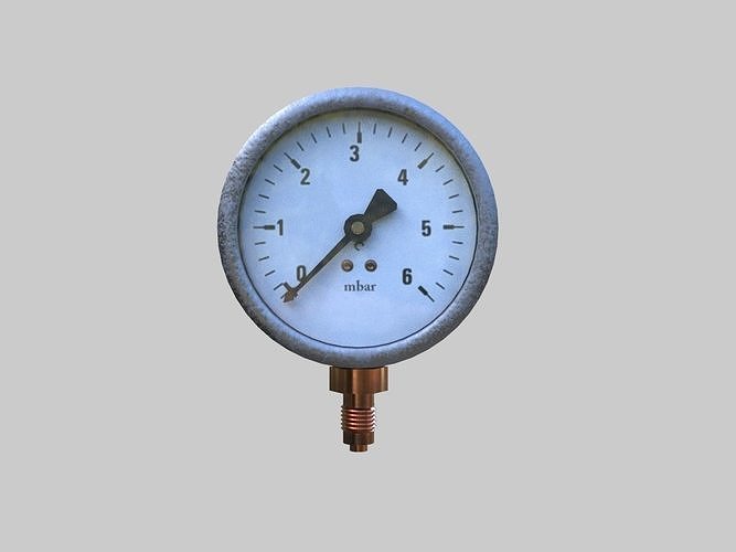 Manometer 3d model 3D model | CGTrader