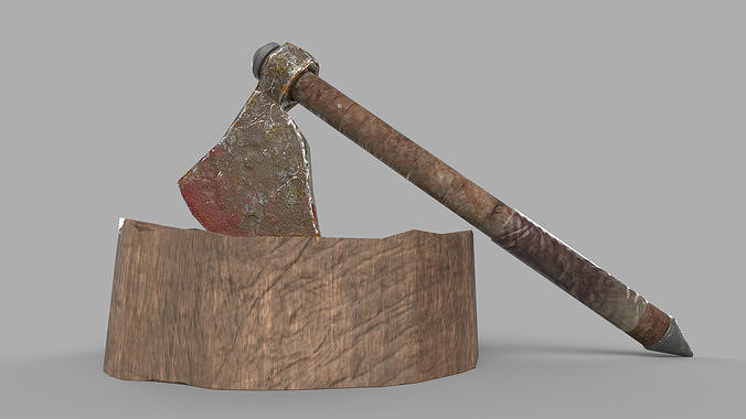 3D model Butcher Axe VR / AR / low-poly | CGTrader