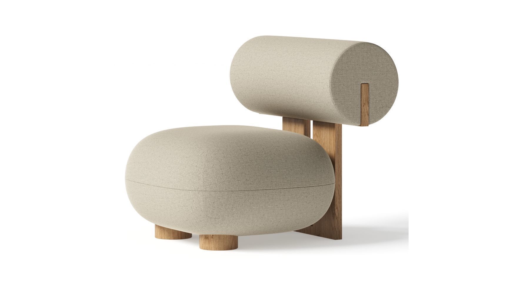 Norr11 Hippo Lounge Armchair 3D model | CGTrader