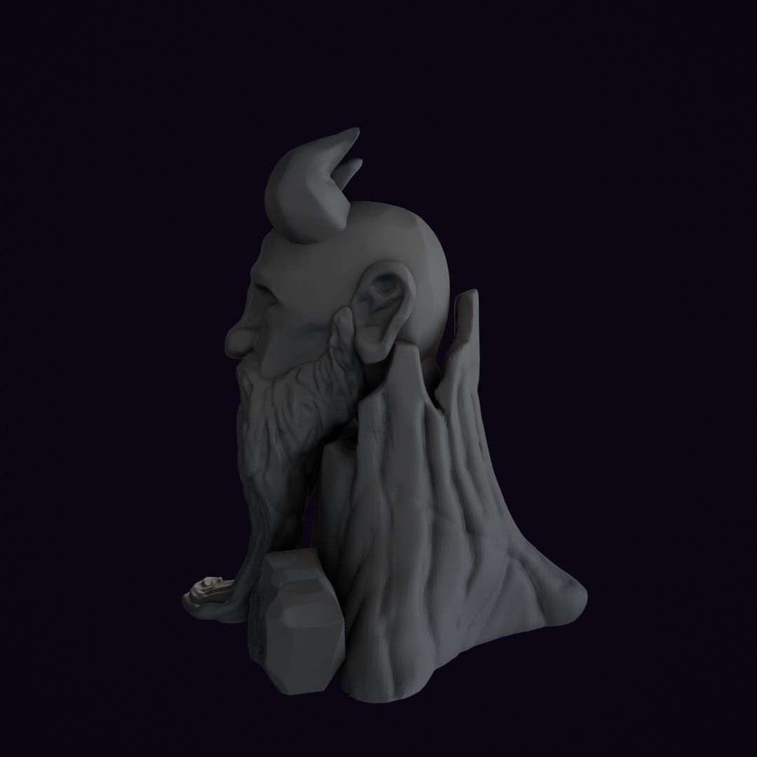 Dios Mimir 3D model 3D printable | CGTrader